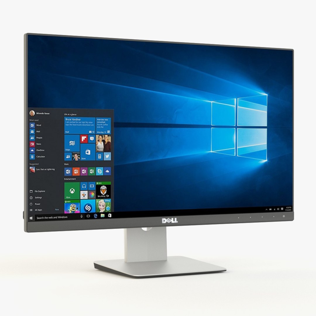 3D dell s2415h 24 model - TurboSquid 1225190