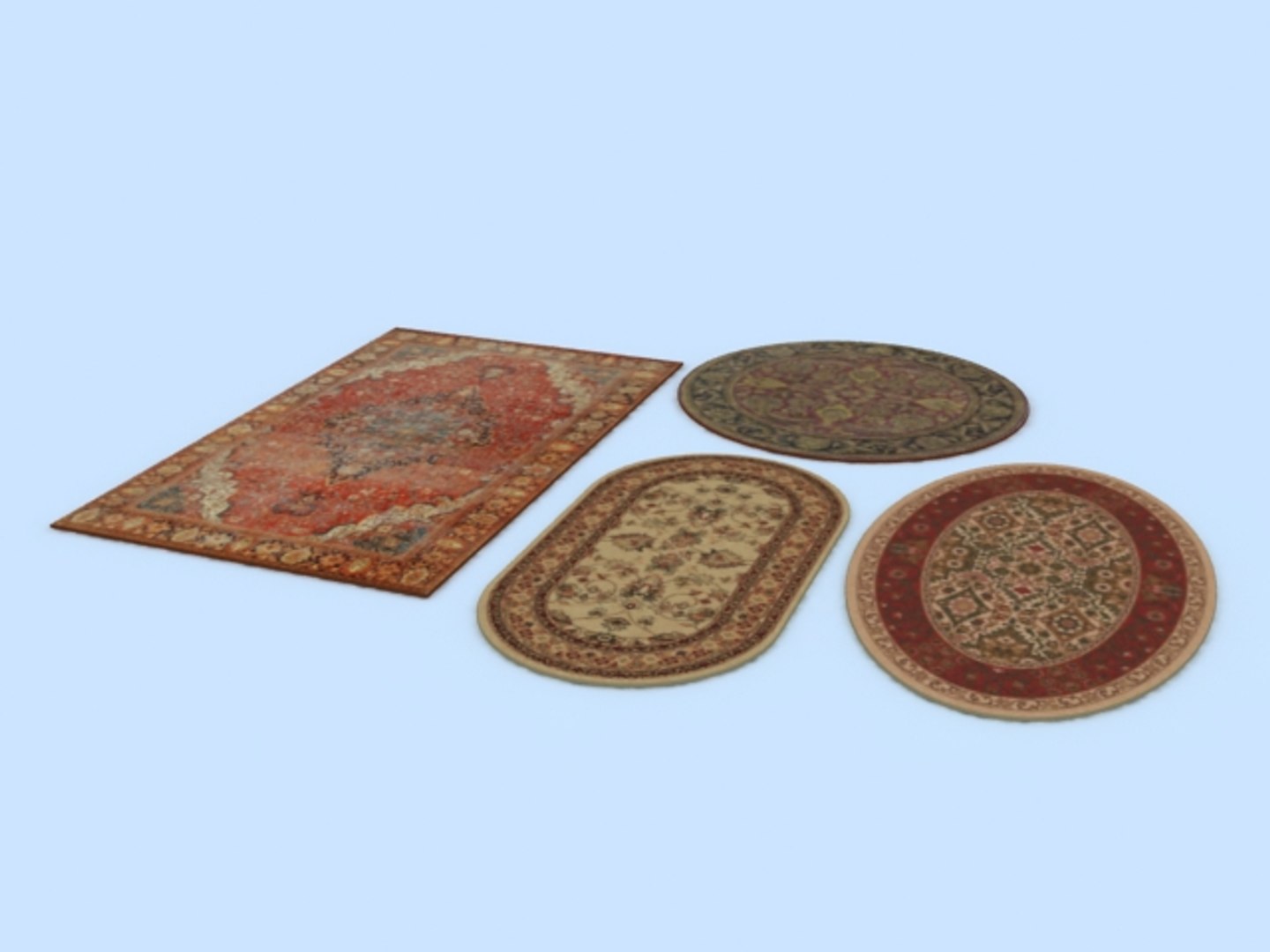 Persian Rugs 3d Model