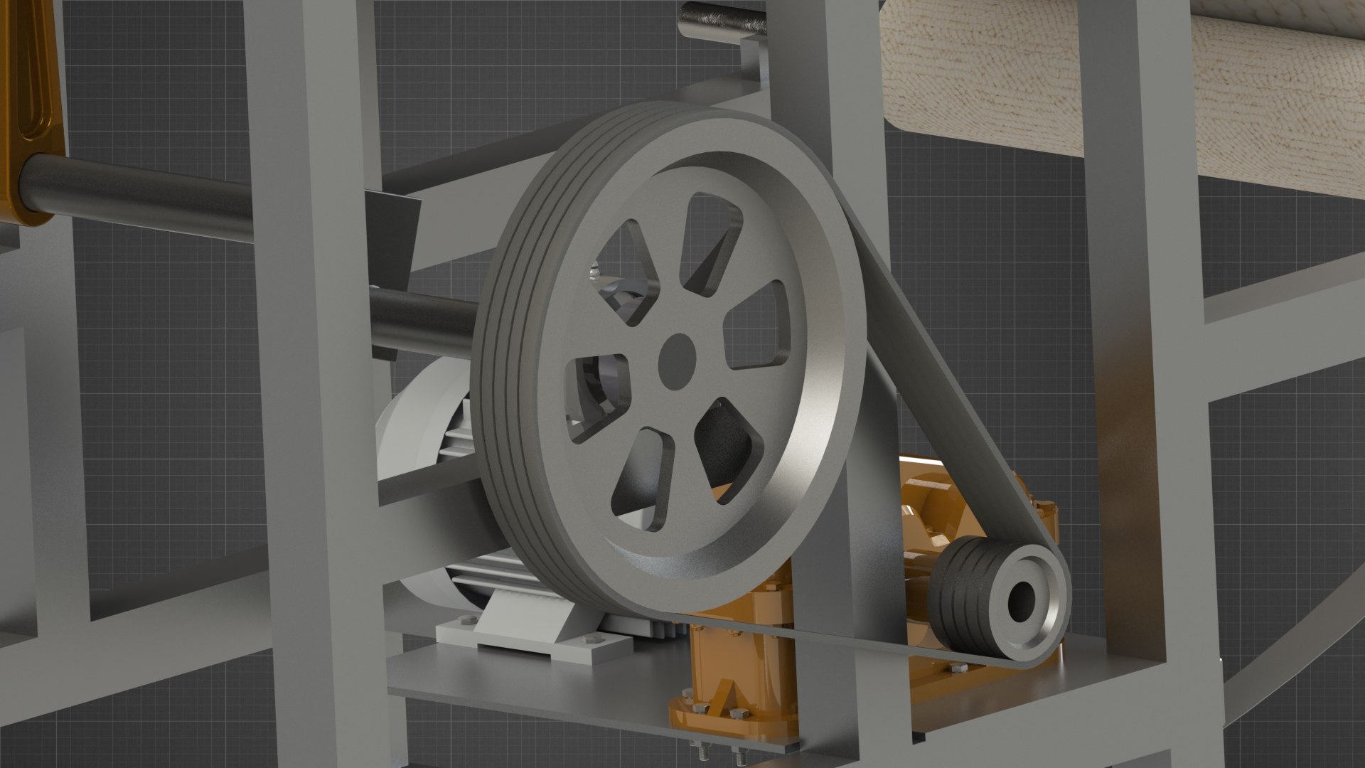 3D fiberglass net cutting machine model - TurboSquid 1666365