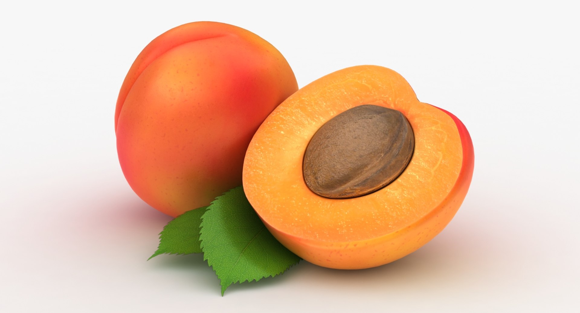 3D Realistic Apricot 02 Color - TurboSquid 1260800