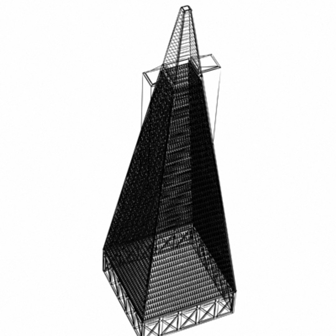 pyramid skyscraper 3d 3ds