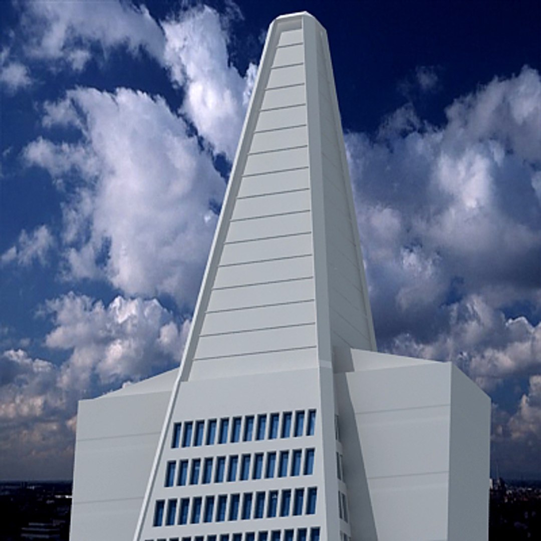 pyramid skyscraper 3d 3ds