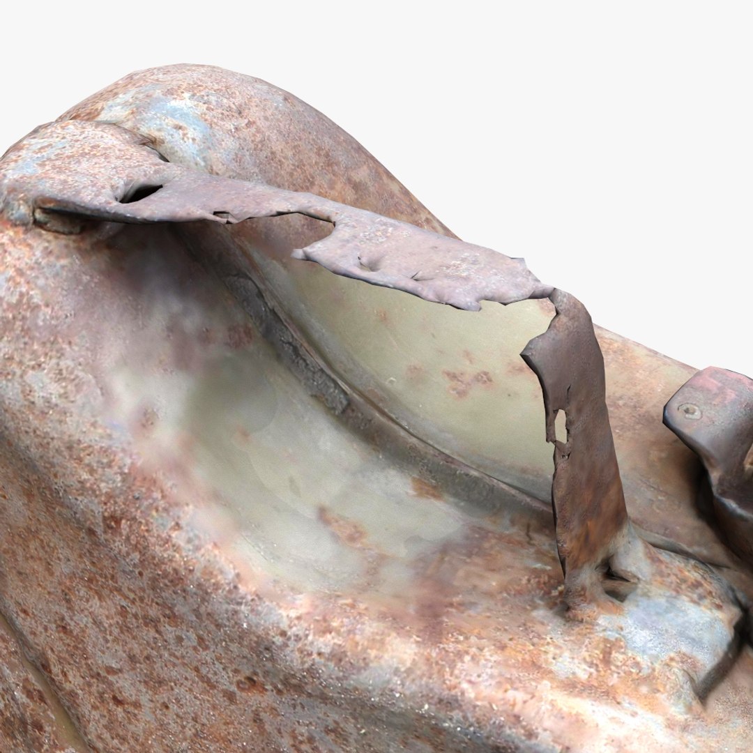 3D Old Green Rusty Gasoline Model - TurboSquid 1411603