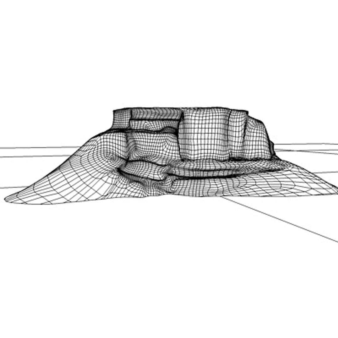 Canyon Landscape Ridge 3d Model