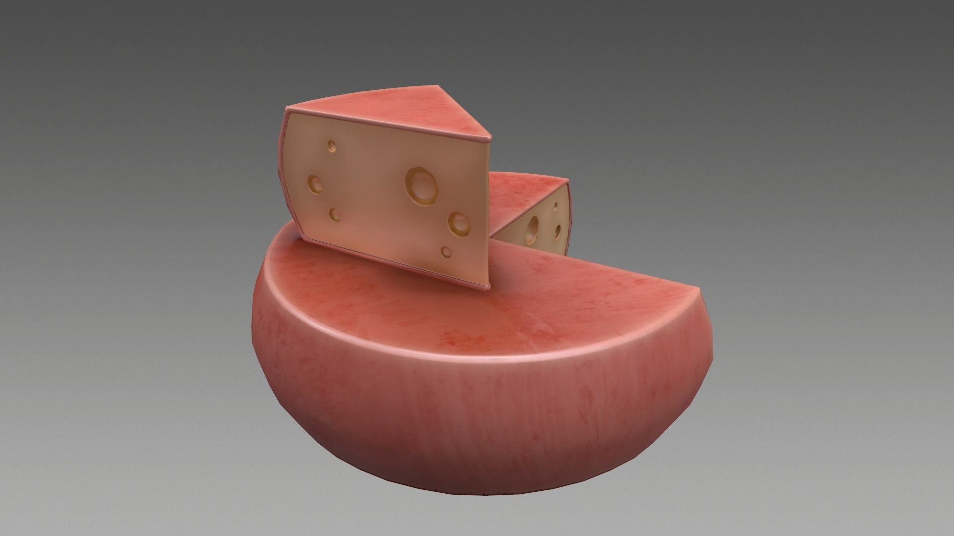 Stylised Cheese 3D Model - TurboSquid 1616065