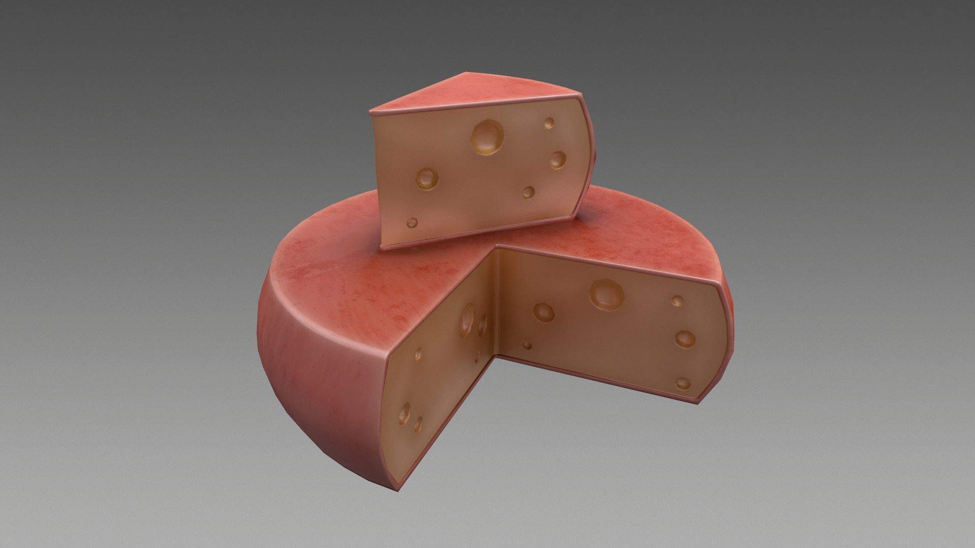 Stylised Cheese 3D Model - TurboSquid 1616065
