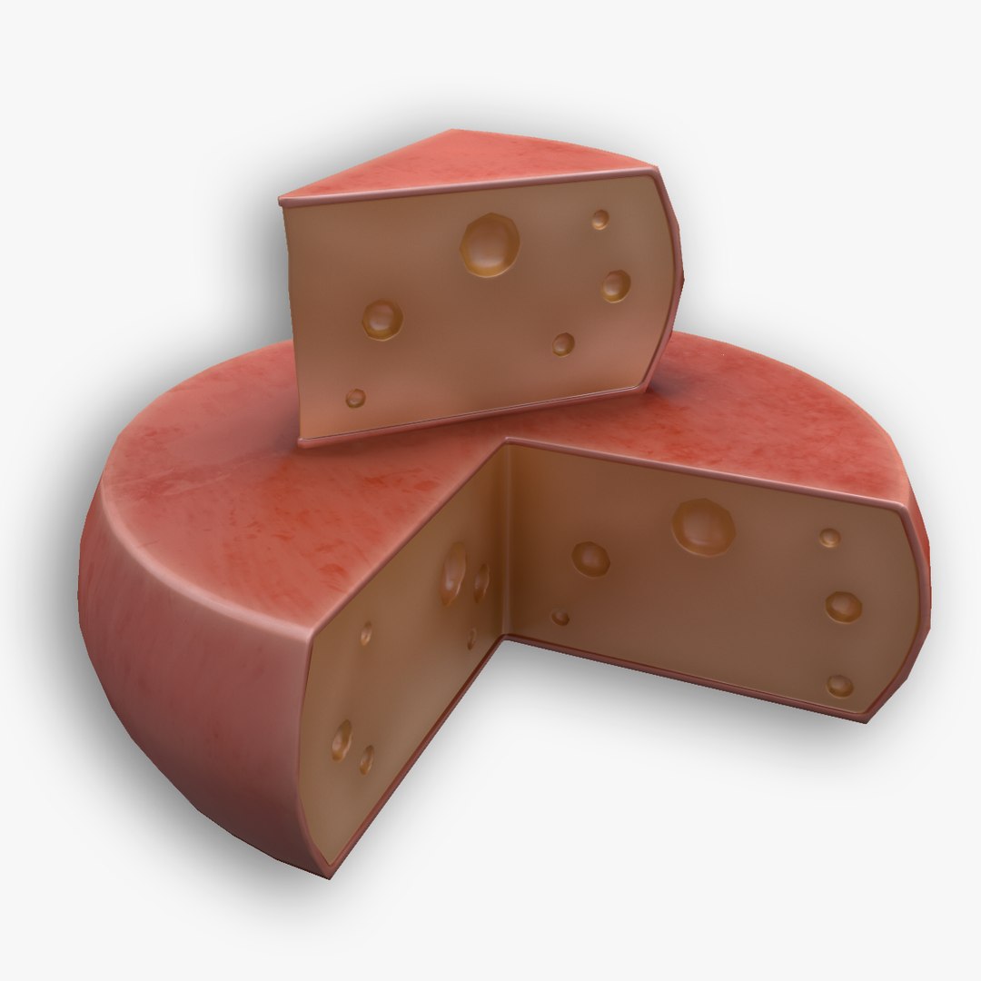 Stylised Cheese 3D Model - TurboSquid 1616065
