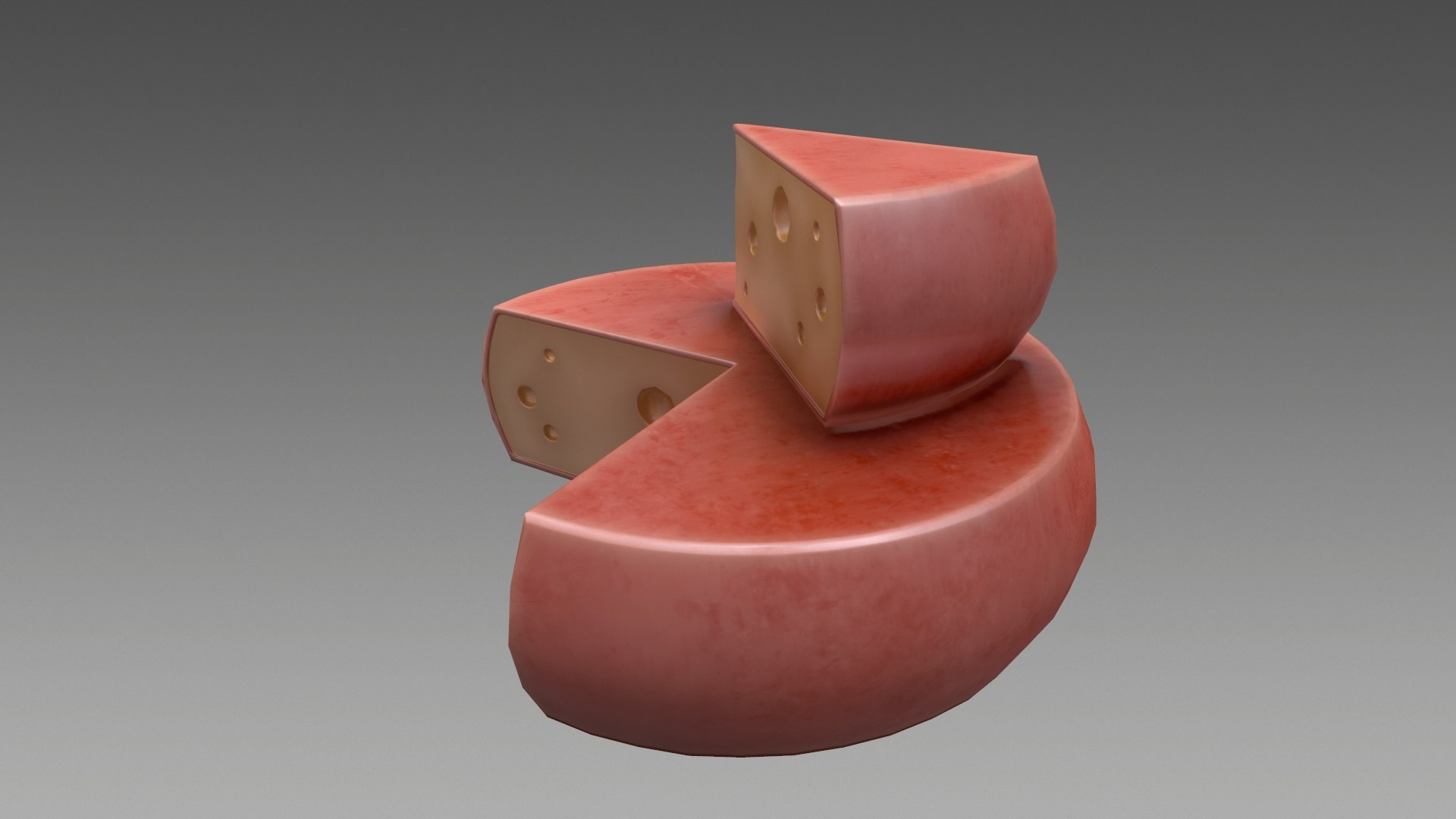 Stylised Cheese 3D Model - TurboSquid 1616065