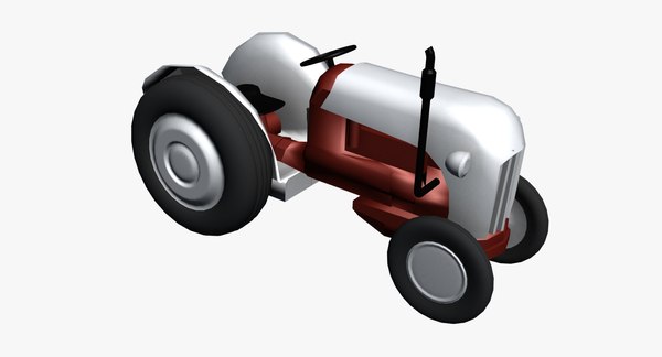 3d farm tractor model