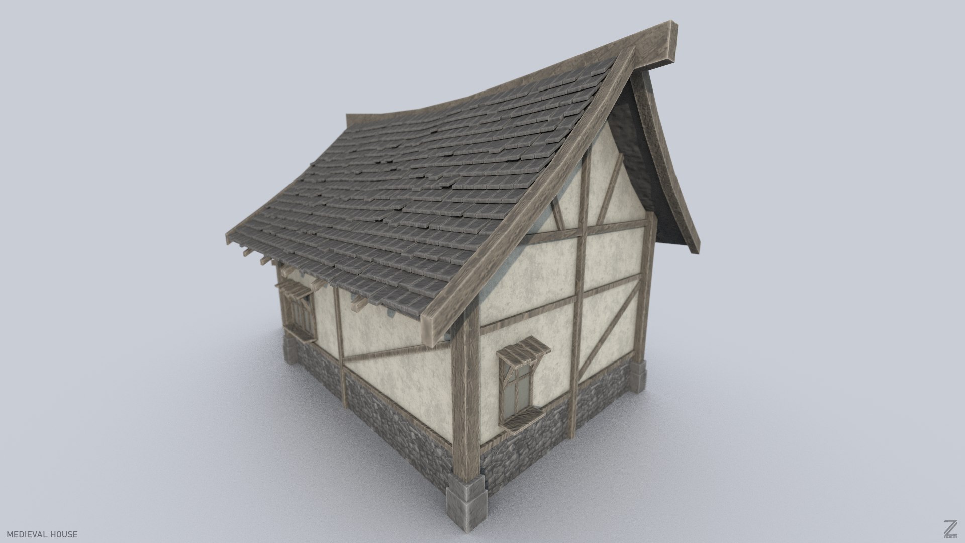 3D Medieval House - TurboSquid 2240793