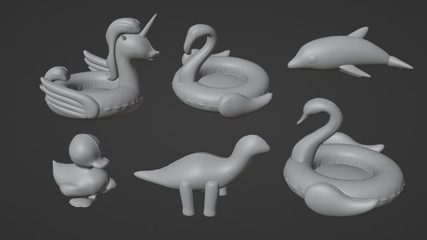 modelo 3d Inflatable Toys Collection - TurboSquid 2083486