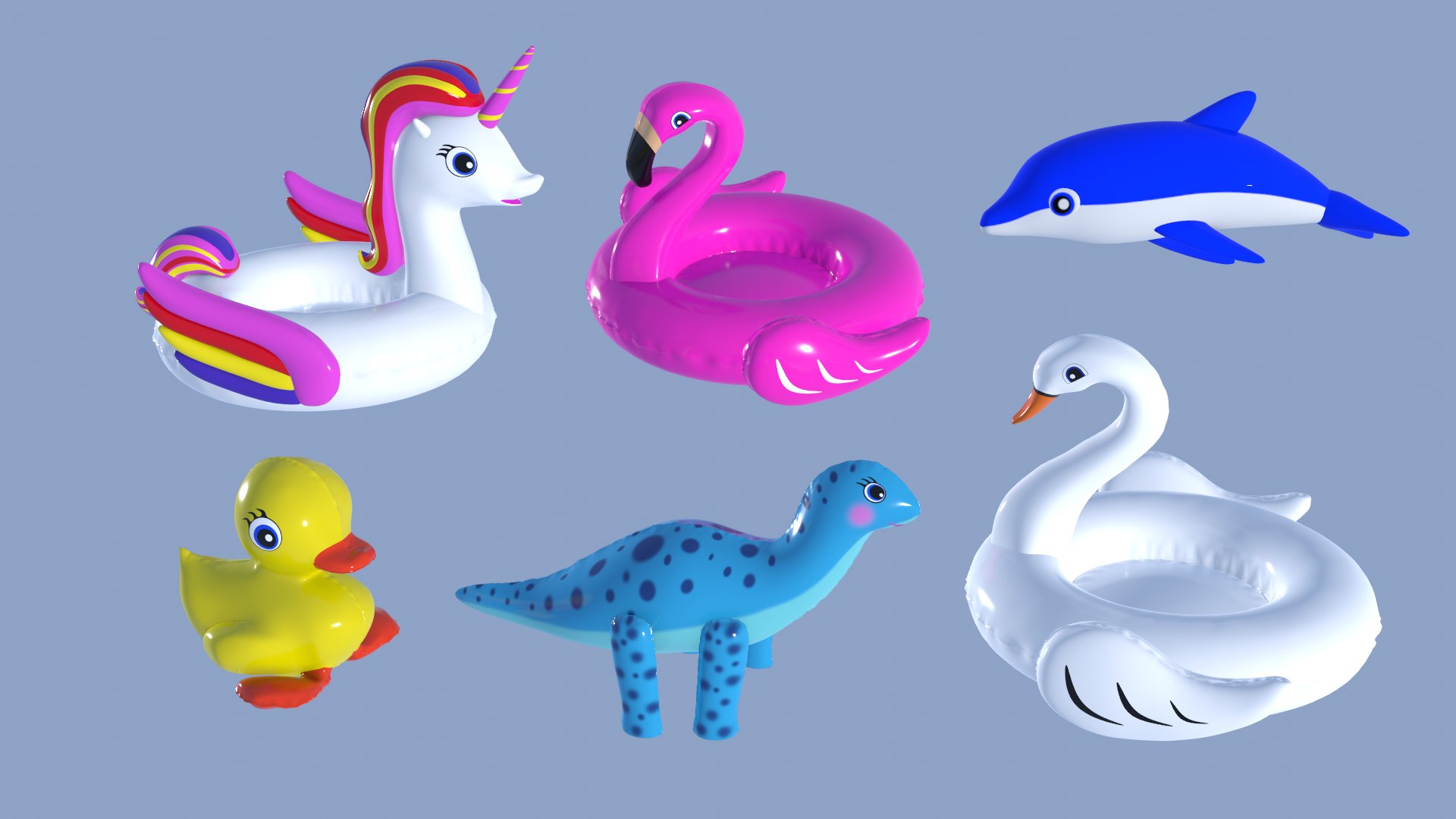 3D Inflatable Toys Collection - TurboSquid 2083486