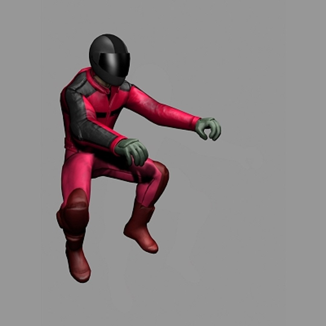 Motorbike Color Ride 3d Model