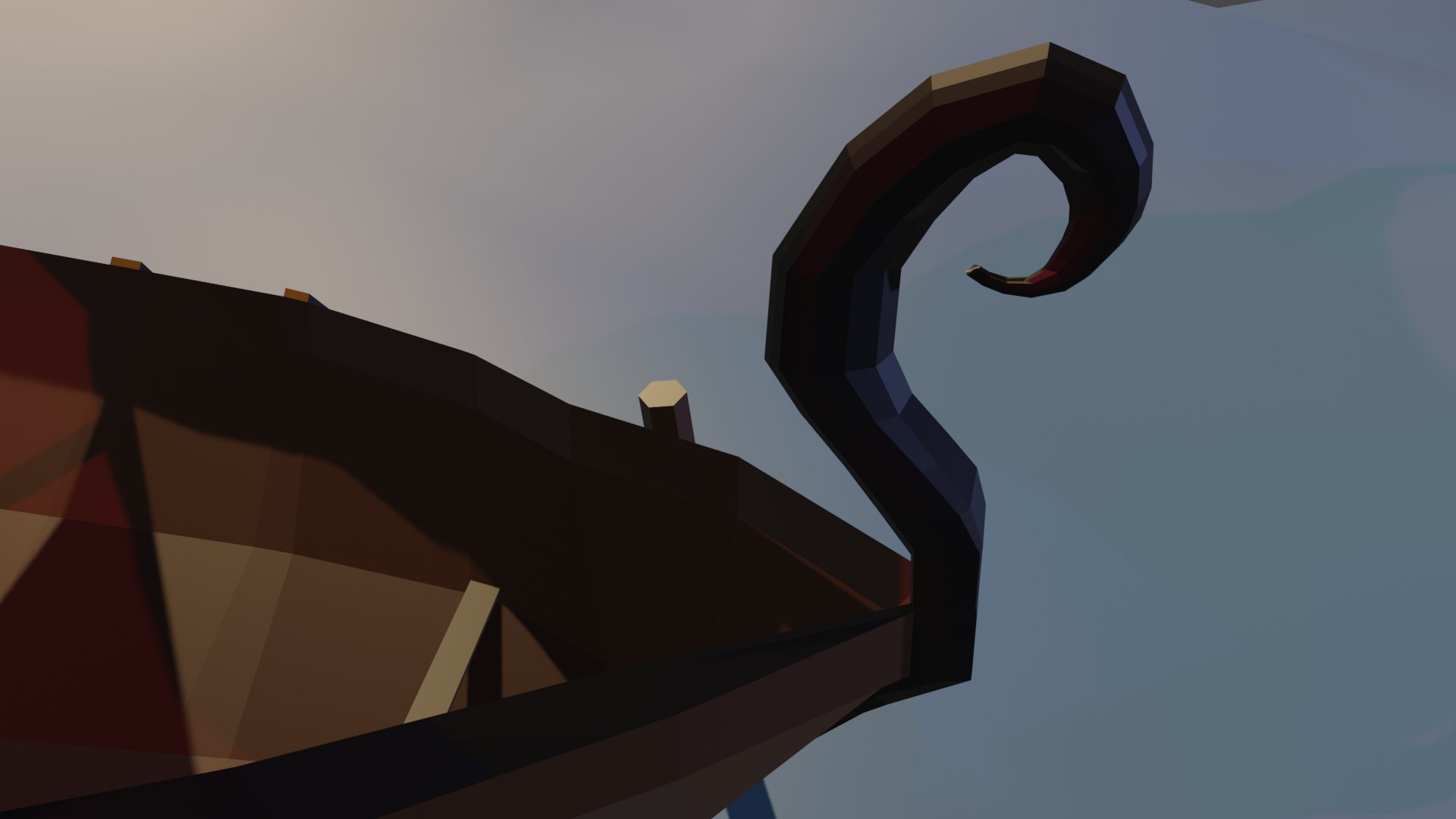 3D Model Low Poly Ship - TurboSquid 2054354