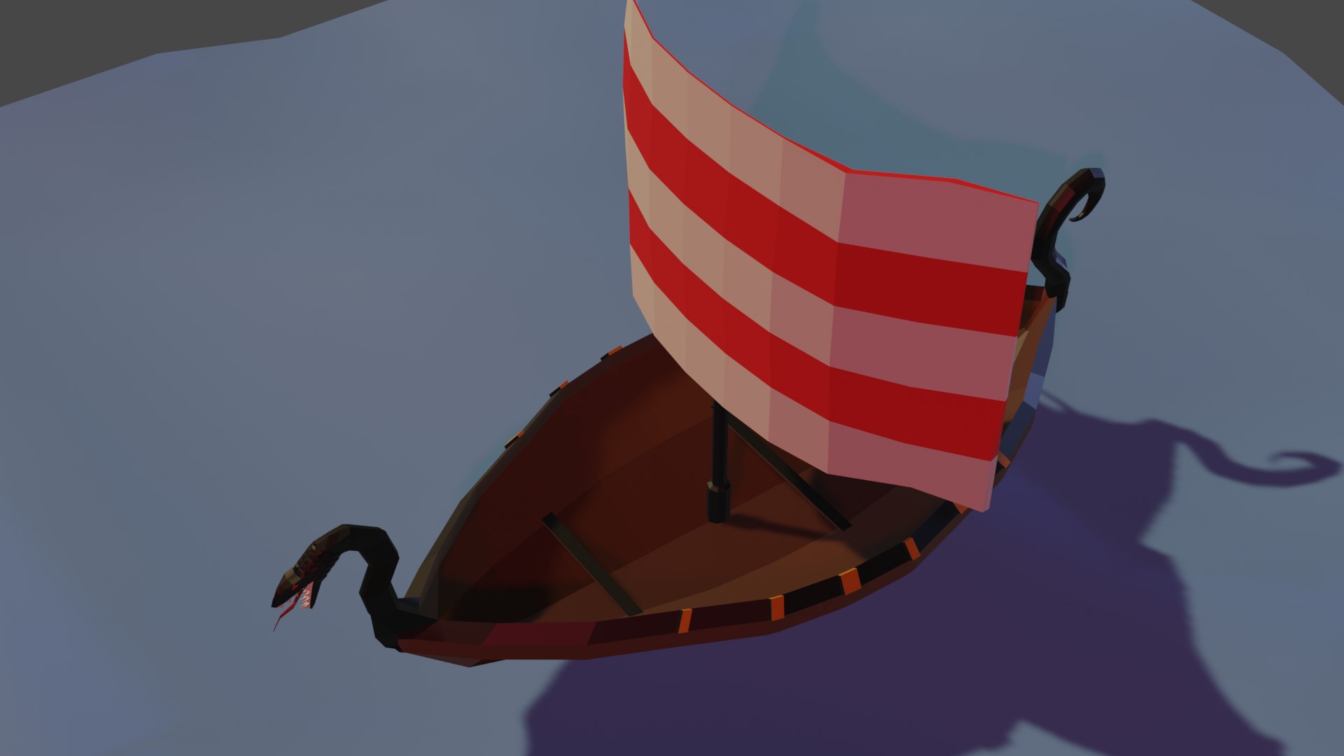 3D Model Low Poly Ship - TurboSquid 2054354