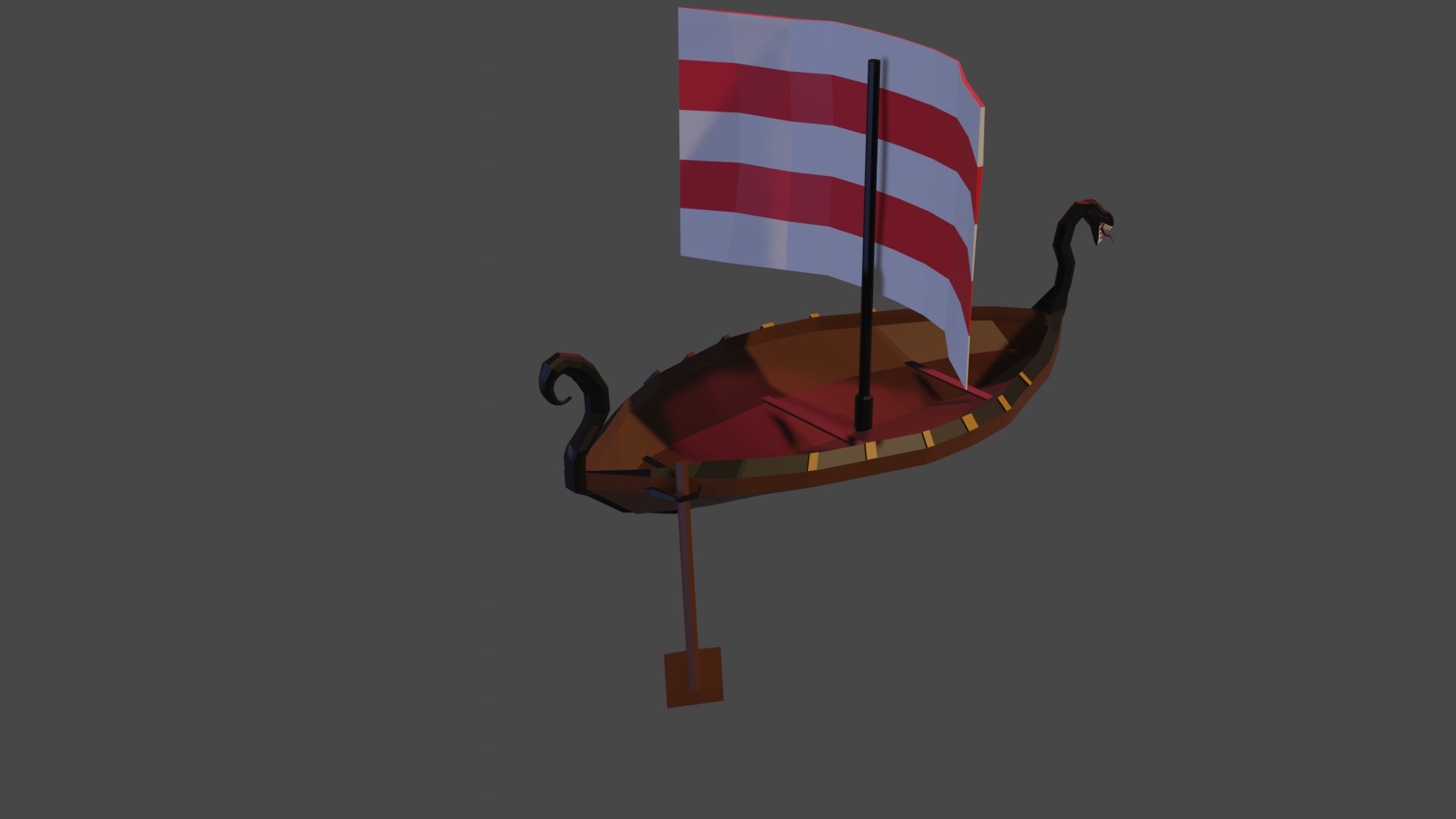 3D Model Low Poly Ship - TurboSquid 2054354