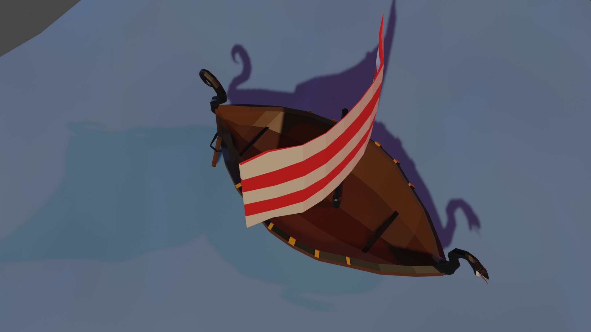 3D Model Low Poly Ship - TurboSquid 2054354