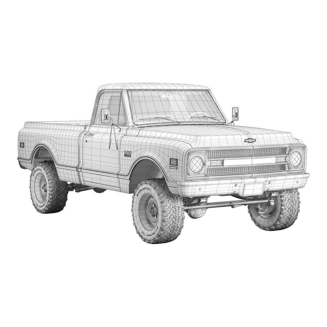 Chevrolet C10 1970 3D - TurboSquid 2128204
