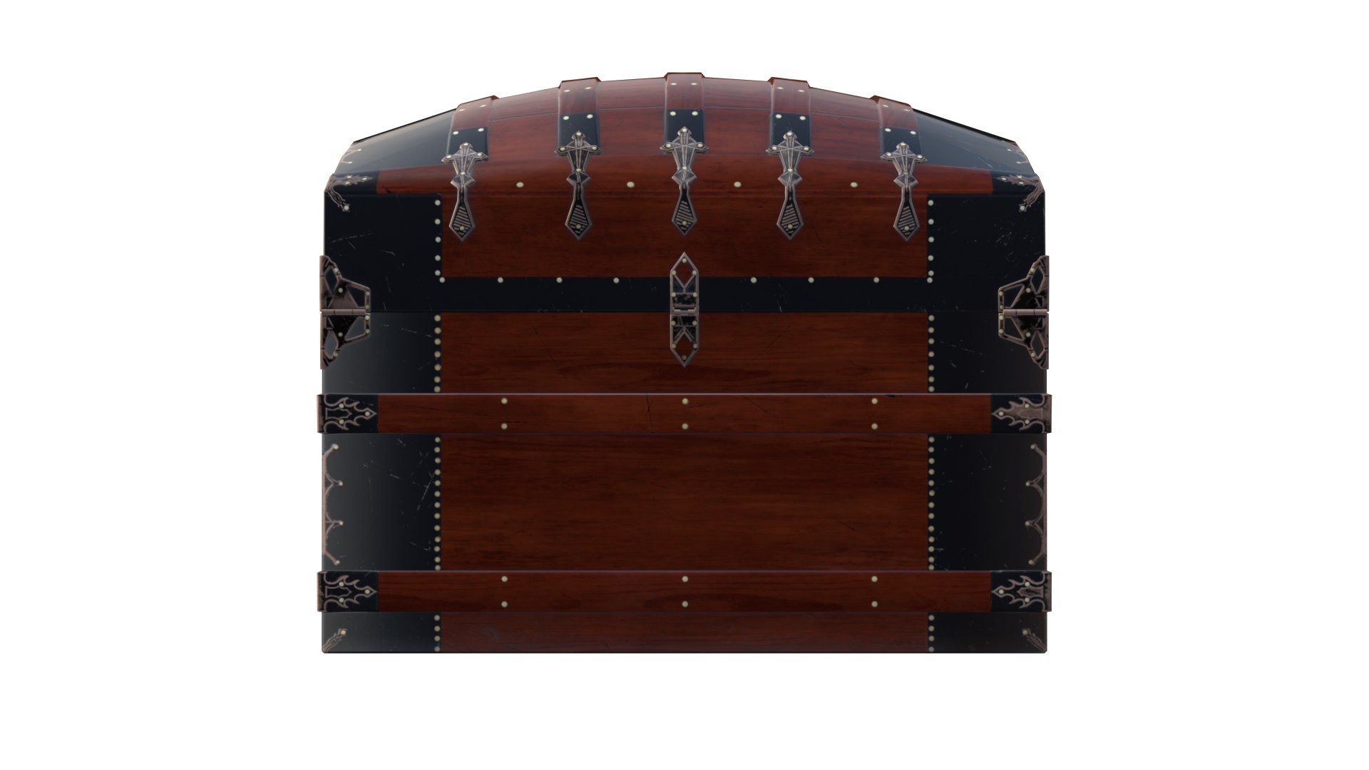 Low Poly Antique Wooden Trunk 3D Model 3D Model - TurboSquid 2300103