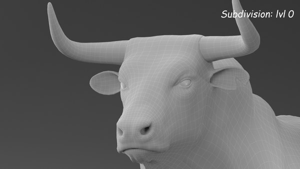 Stier animiert 3D-Modell - TurboSquid 1808371