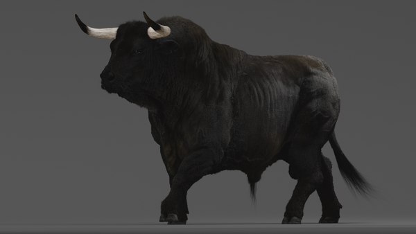 Bull ANIMATED model - TurboSquid 1808371
