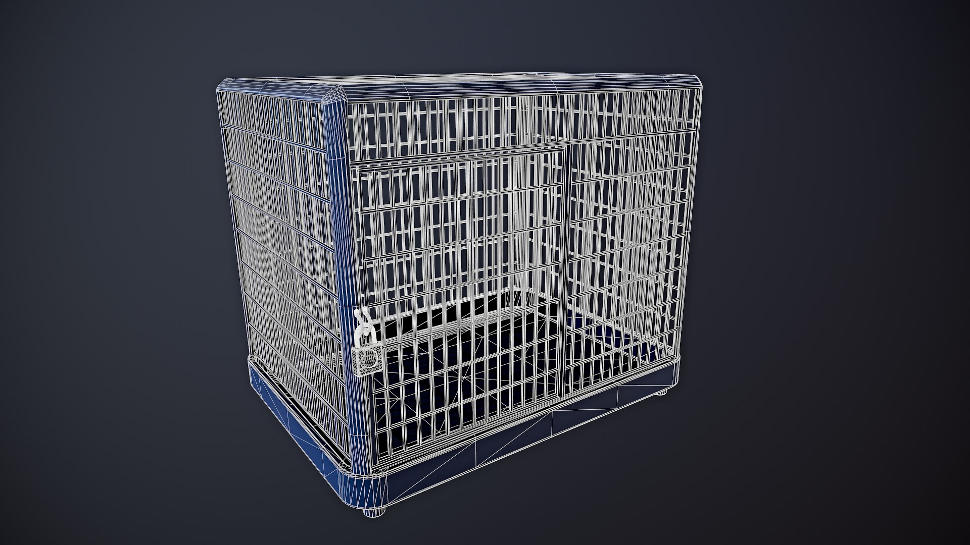 Cage - Blue 2k Model - TurboSquid 1488254
