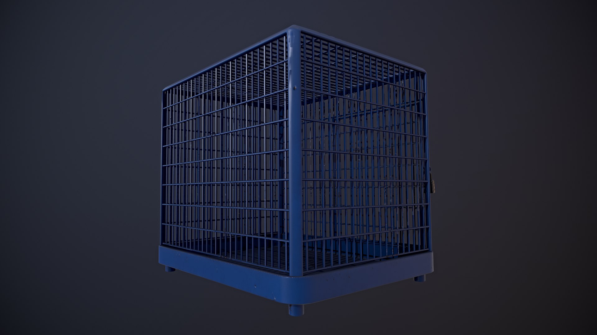 Cage - Blue 2k Model - TurboSquid 1488254
