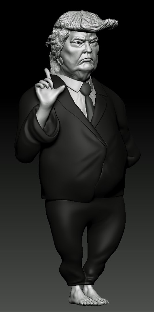 Donald Trump 3D Model - TurboSquid 1210131