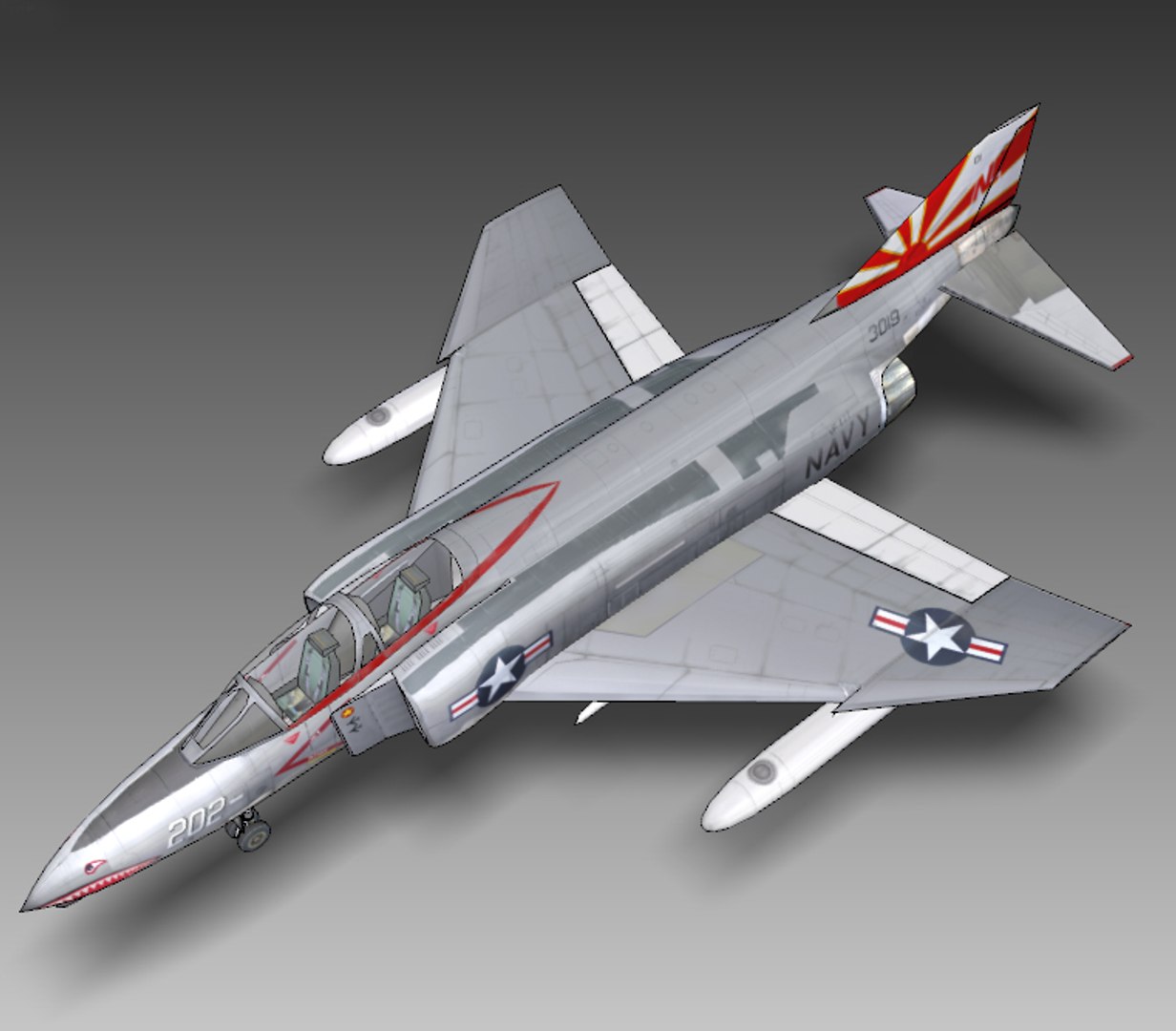 engines phantom 3d model