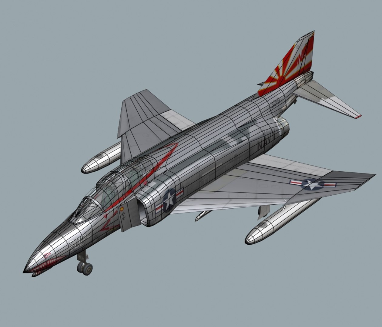 engines phantom 3d model