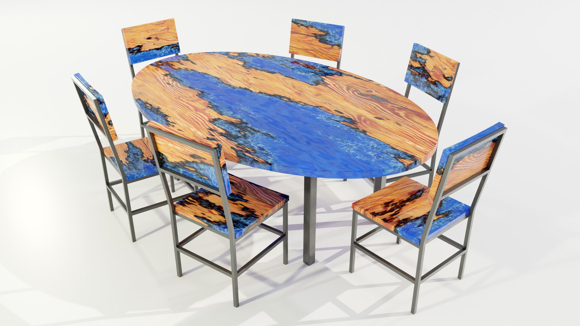 Epoxy Resin Table 3D model - TurboSquid 2176584