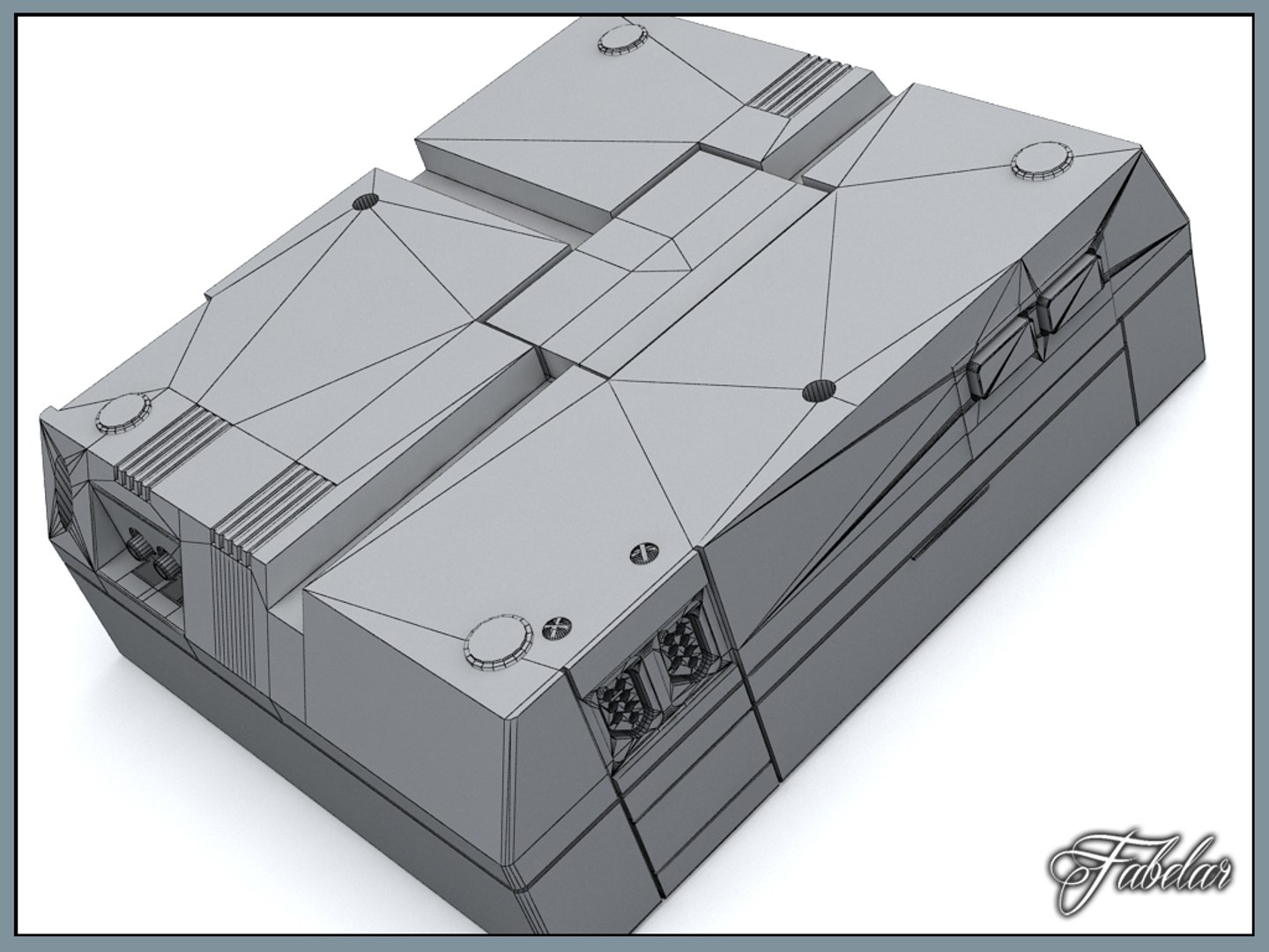 Nintendo Nes Console 3d Model