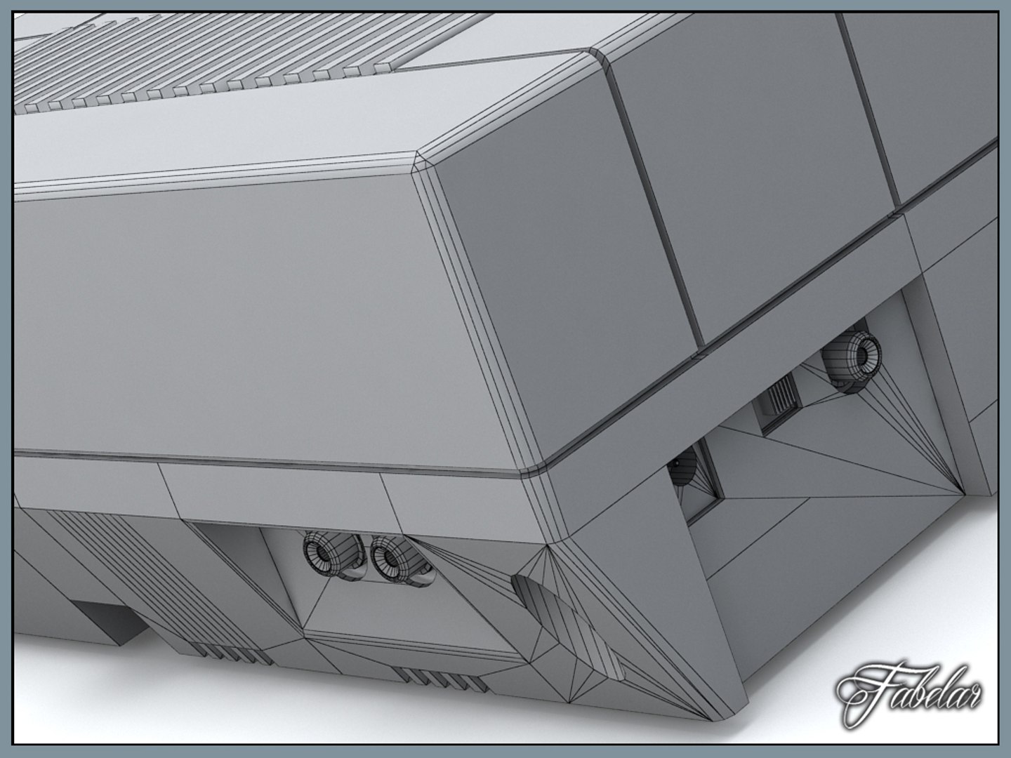 Nintendo Nes Console 3d Model