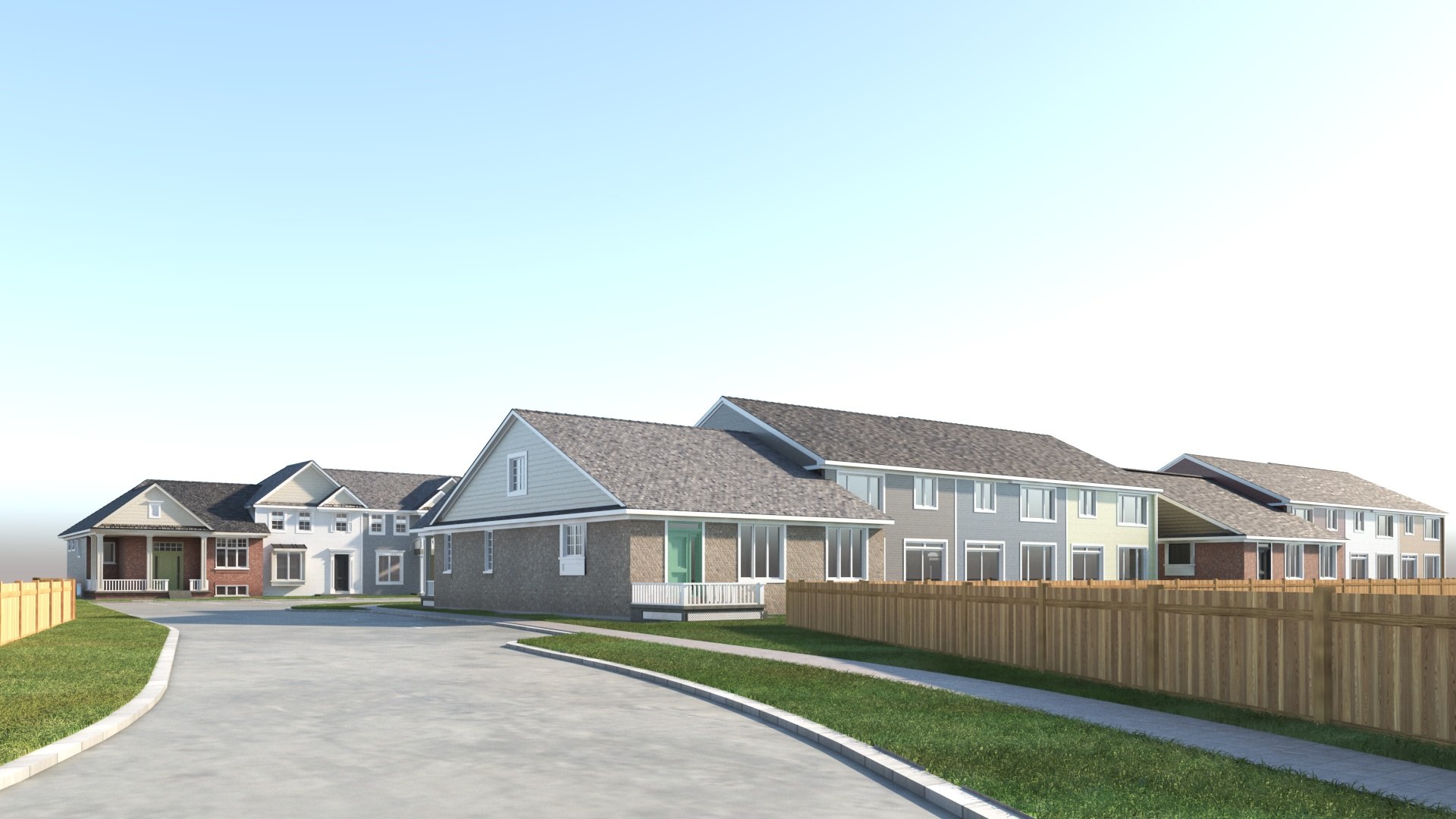 Peaceful Neighborhood 3D Model - TurboSquid 2213704