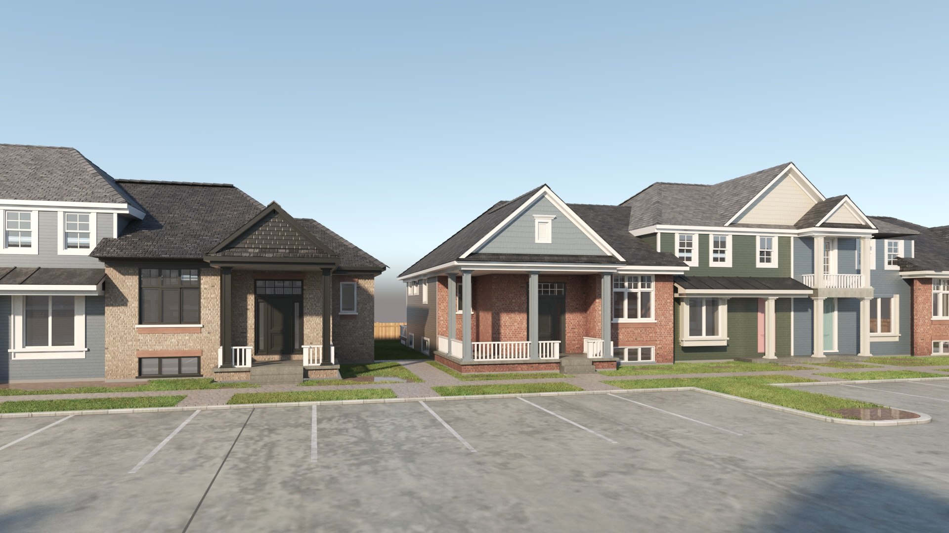 Peaceful Neighborhood 3D Model - TurboSquid 2213704