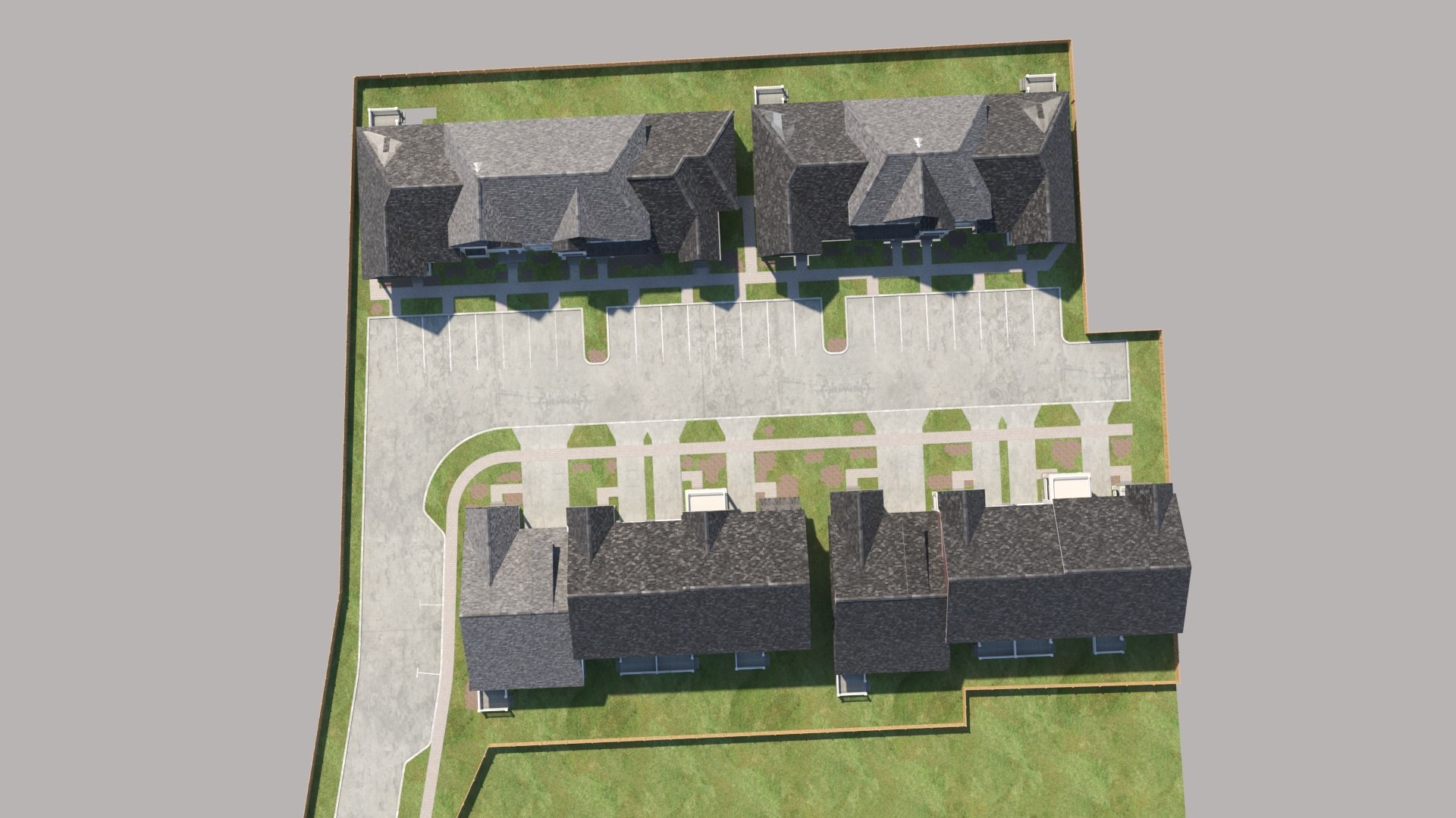 Peaceful Neighborhood 3D Model - TurboSquid 2213704