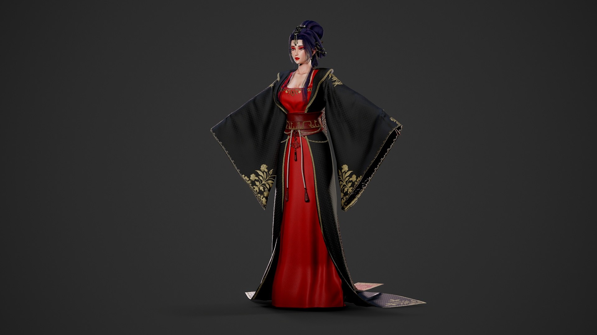 Chinese Noble Lady Model - TurboSquid 1848080