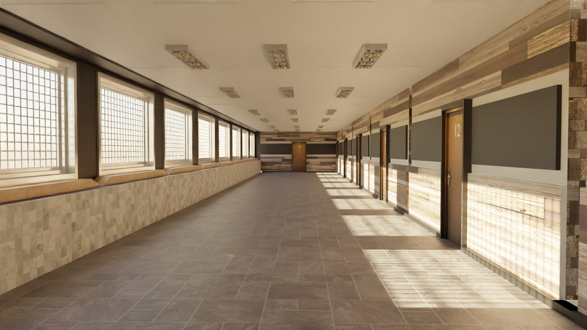 Corridor Hallway model - TurboSquid 2178784