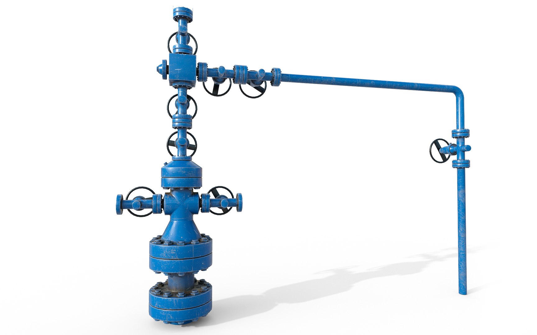 Oil Wellhead V2 3D Model - TurboSquid 2124751