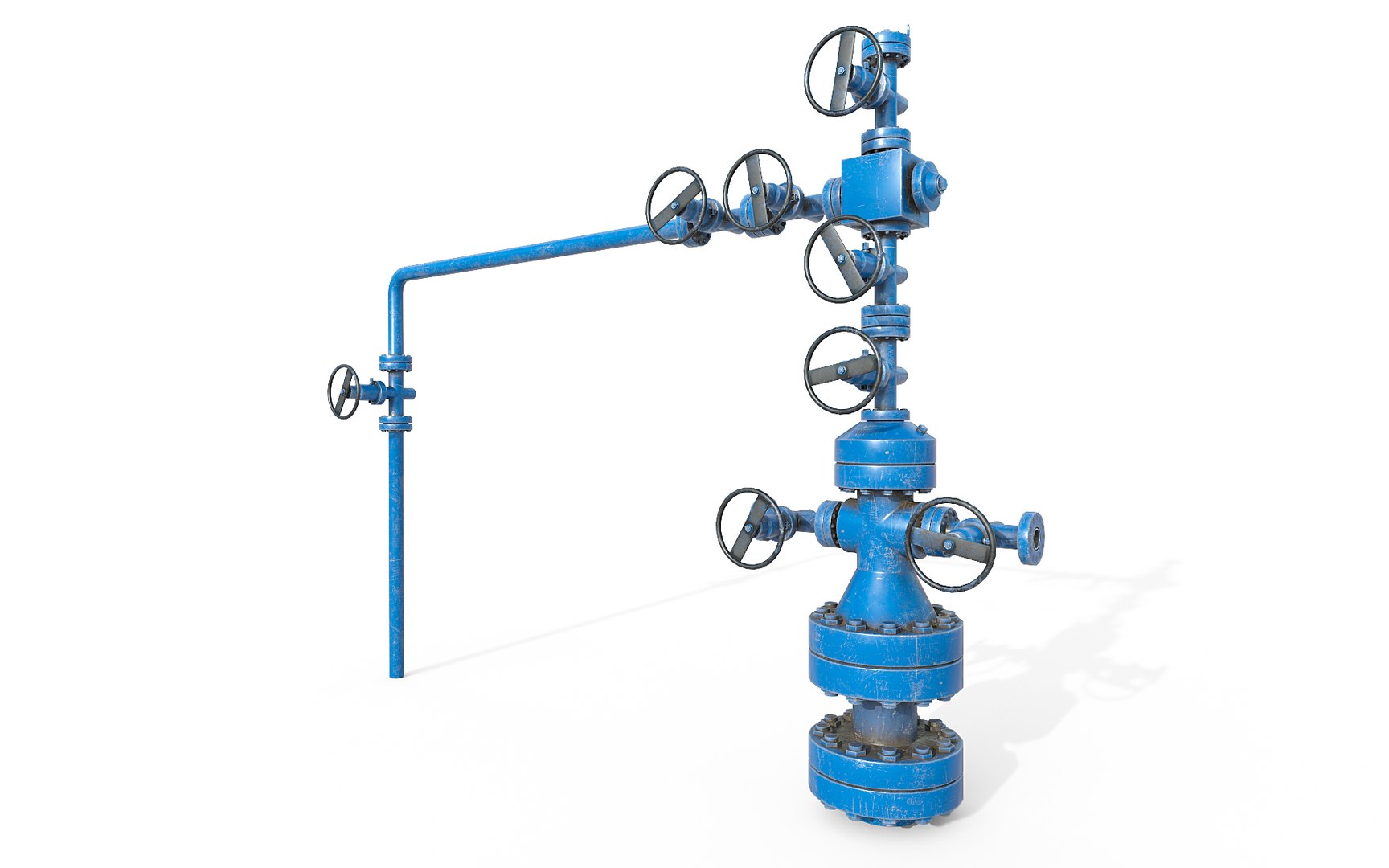 Oil Wellhead V2 3D Model - TurboSquid 2124751