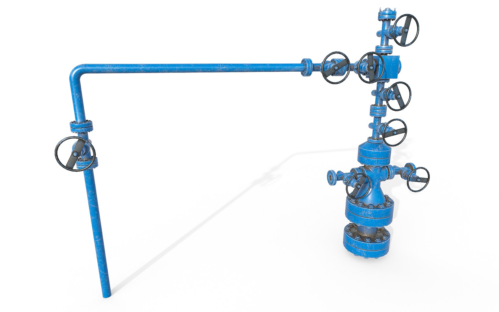 Oil Wellhead V2 3D Model - TurboSquid 2124751