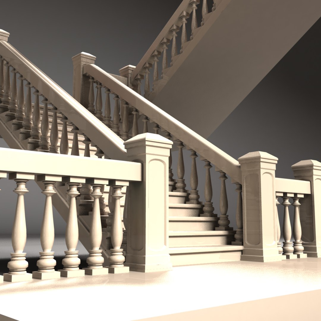 Staircase 3d 3ds