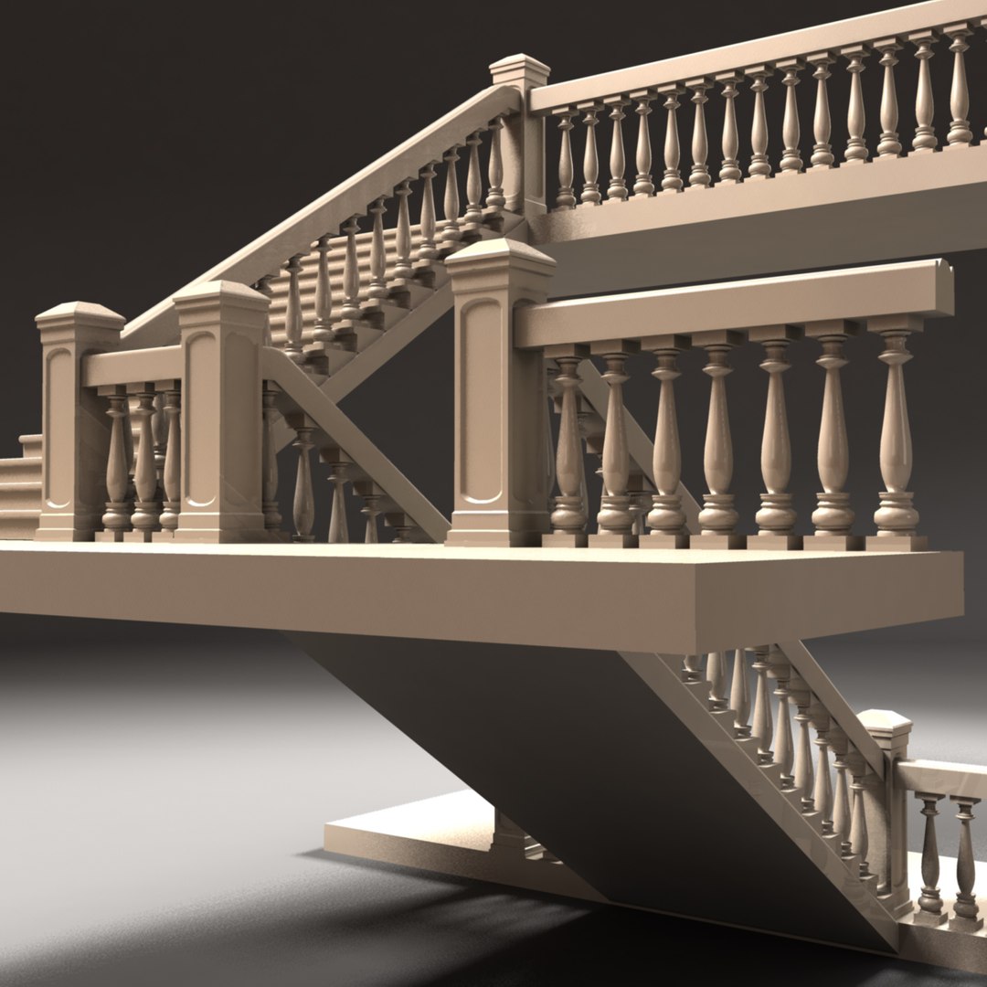 Staircase 3d 3ds