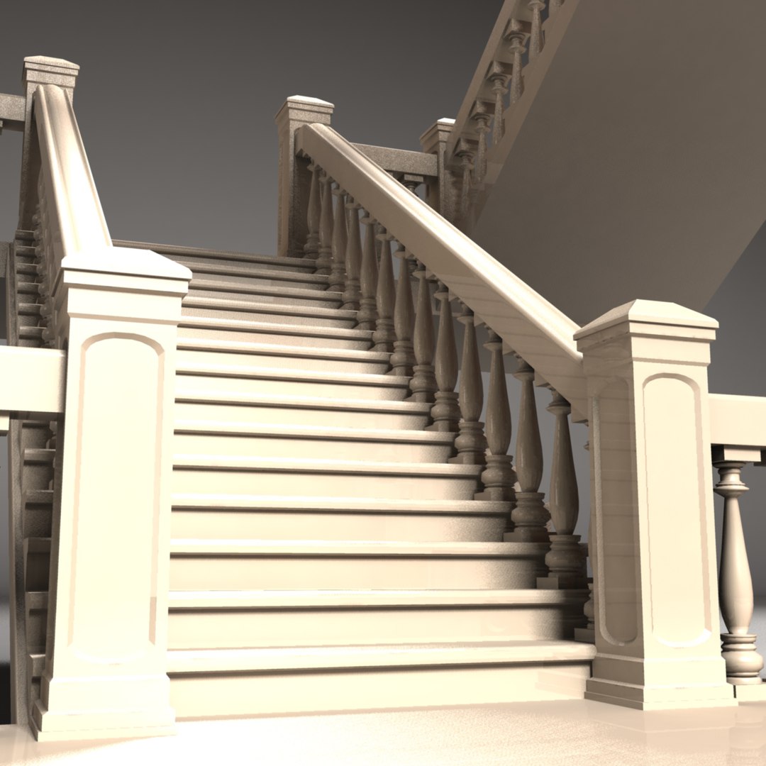 Staircase 3d 3ds