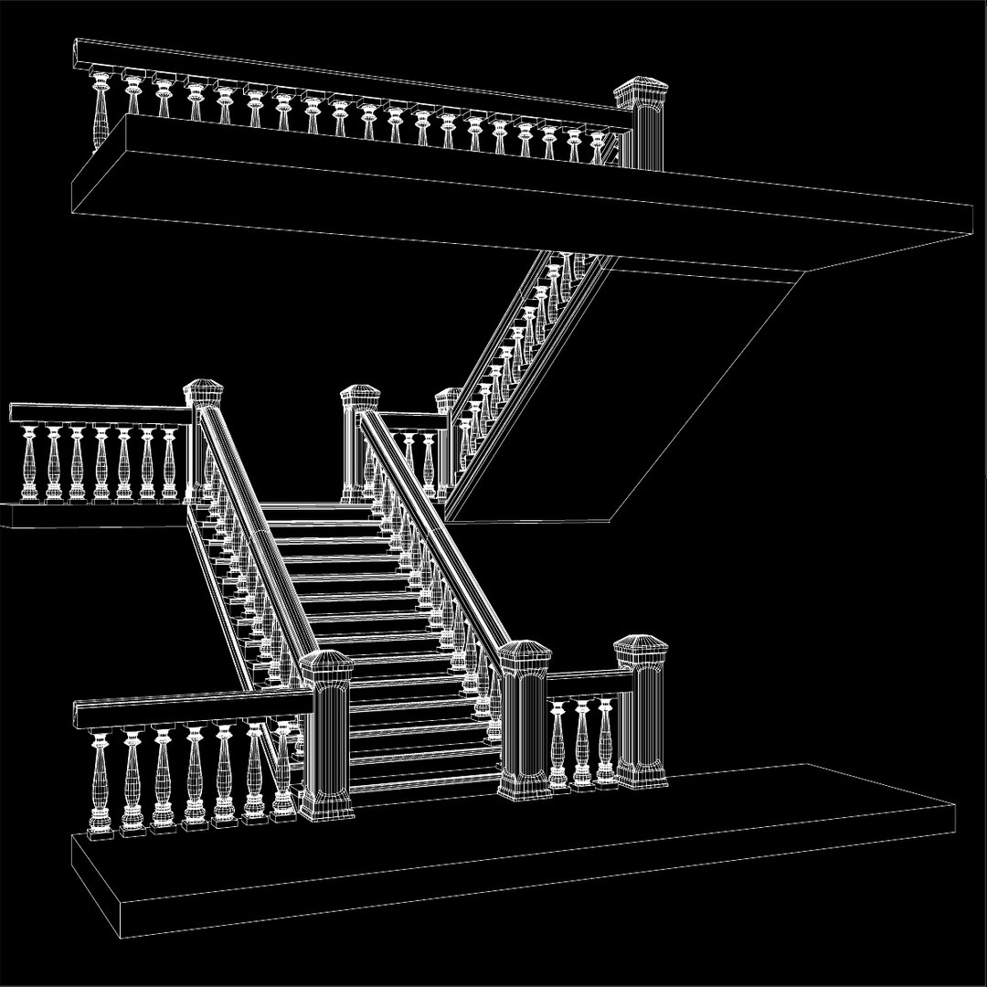 Staircase 3d 3ds