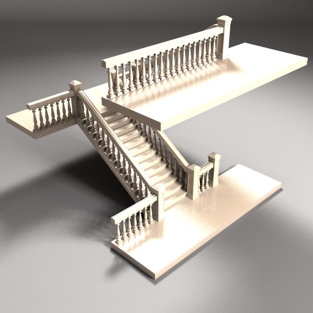 Staircase 3d 3ds