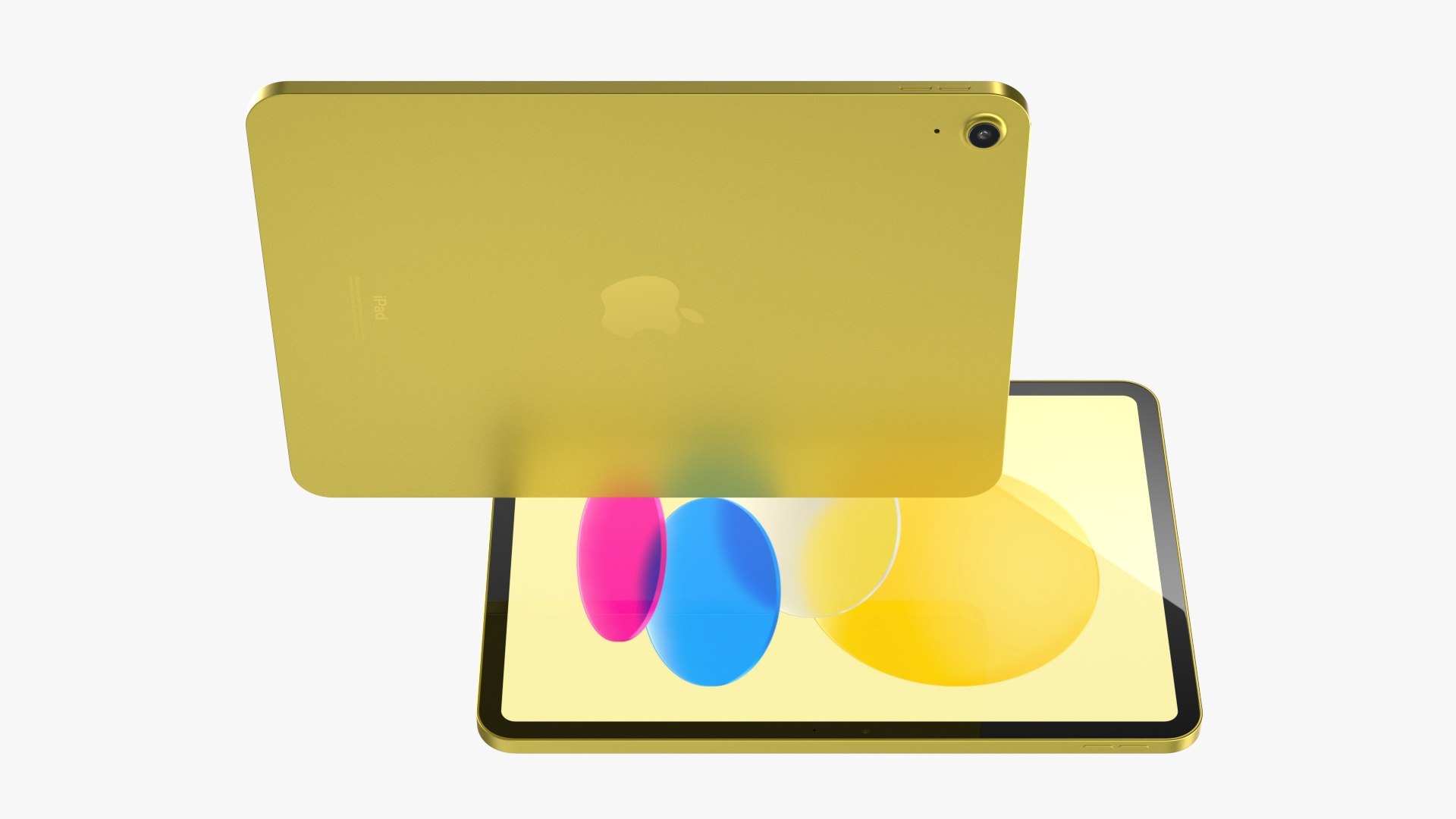 3D Model Apple IPad 2024 Yellow - TurboSquid 2229081