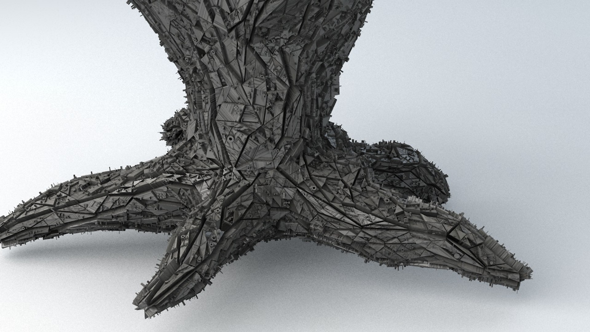 - Sci-fi Shapes Tree 3D Model - TurboSquid 1412832