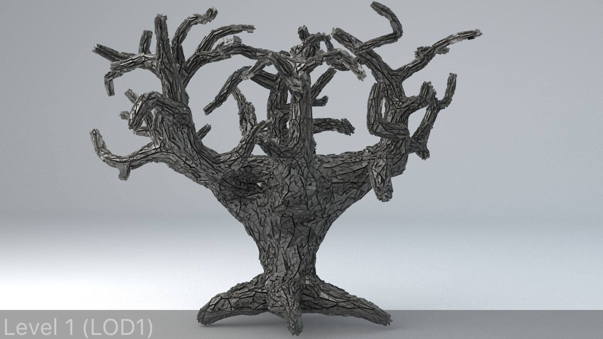- Sci-fi Shapes Tree 3D Model - TurboSquid 1412832