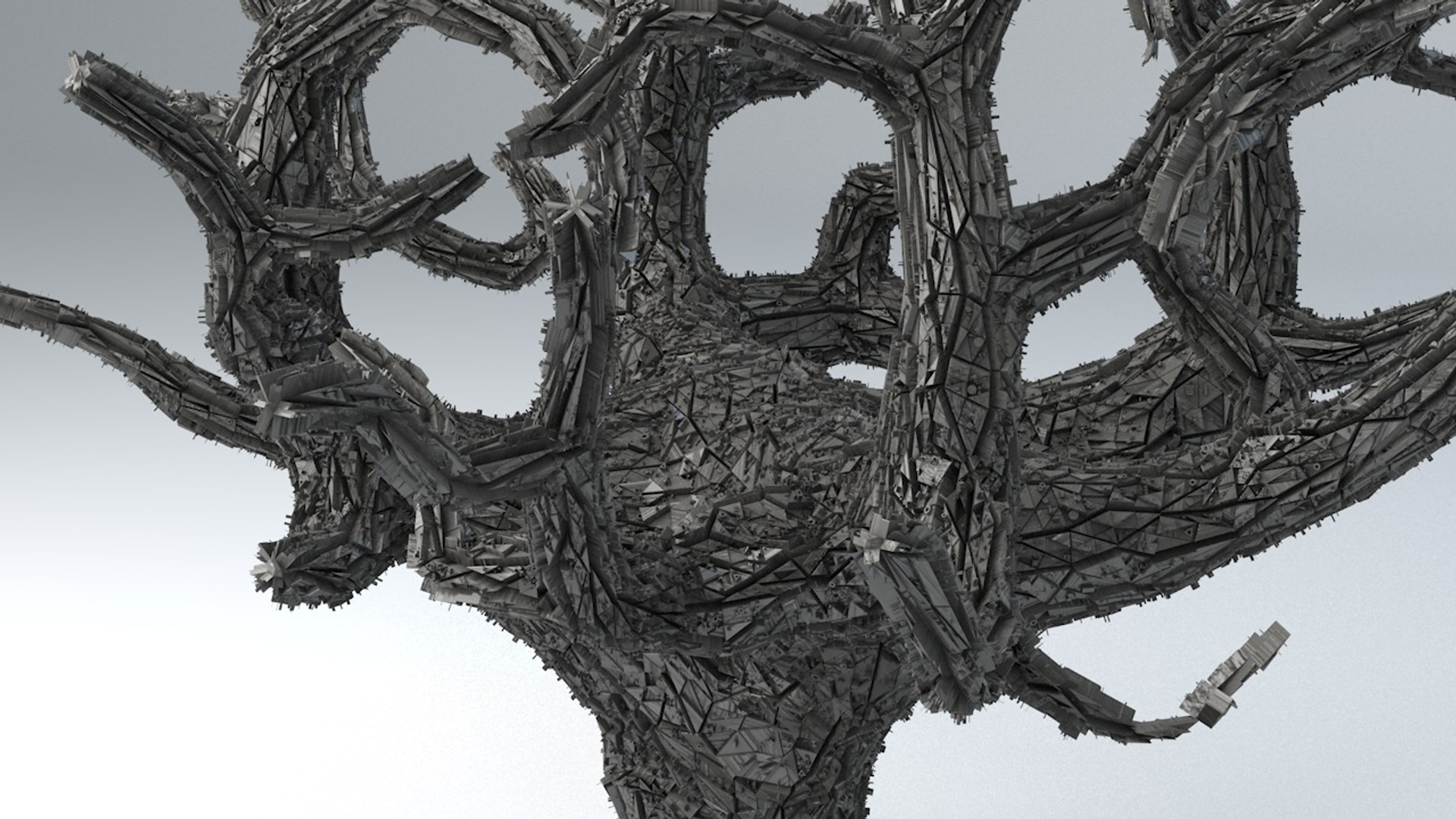 - Sci-fi Shapes Tree 3D Model - TurboSquid 1412832